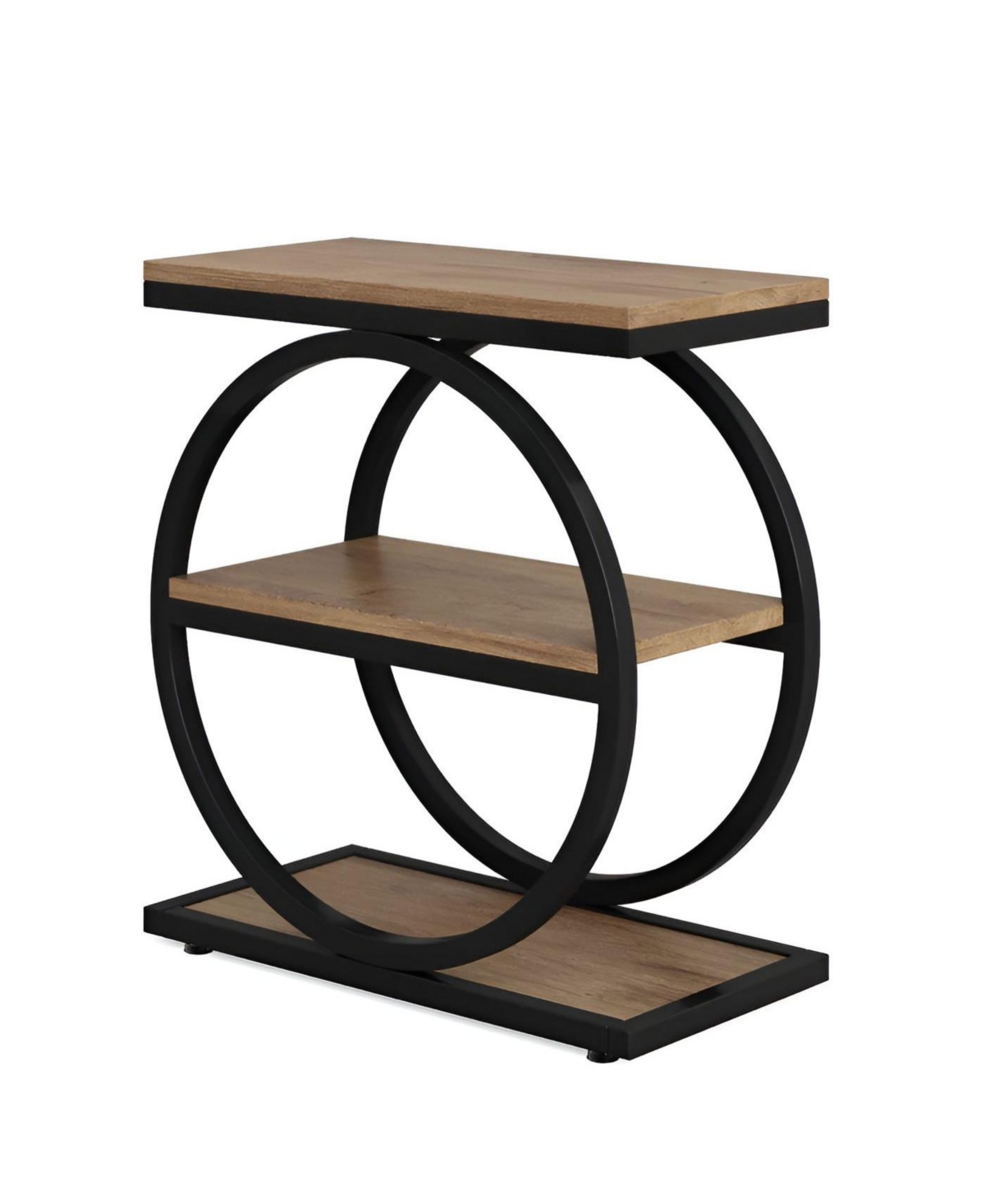 Click here for Slickblue 3 Tier End Table with Round Metal Frame... prices