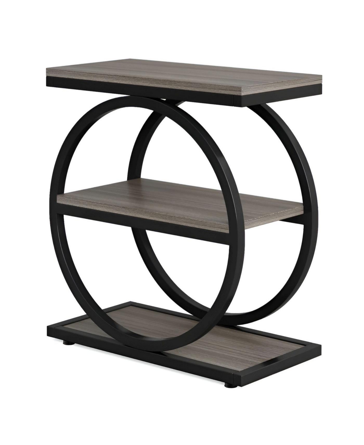 Click here for Slickblue 3 Tier End Table with Round Metal Frame... prices