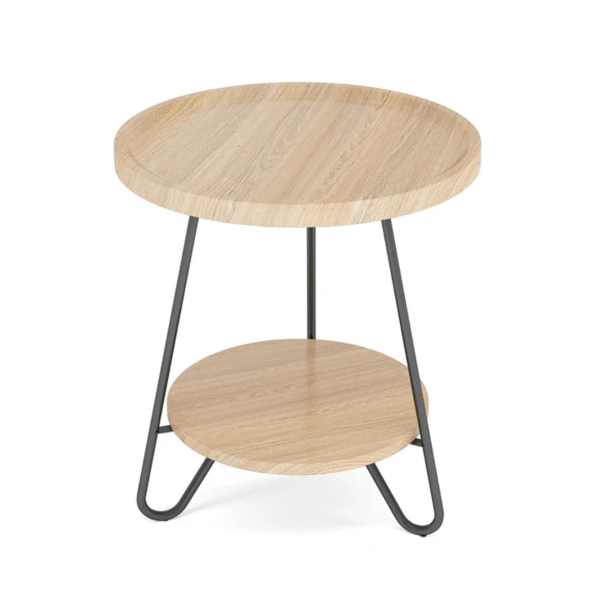Click here for Slickblue 2-Tier Round End Table  Accent Side Tabl... prices