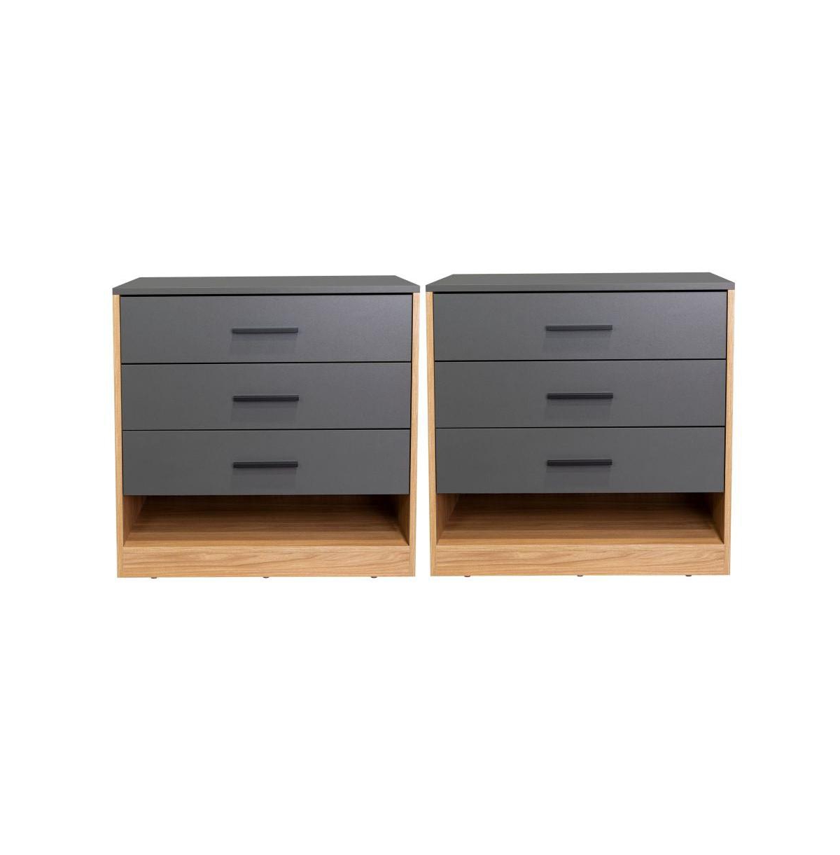 Click here for Fm Furniture Boras Set of 2 Small Dressers  Minima... prices