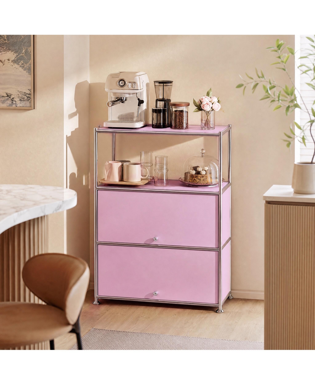 Click here for Mega Casa 3-Tier Storage Cabinet Metal Shelving Un... prices