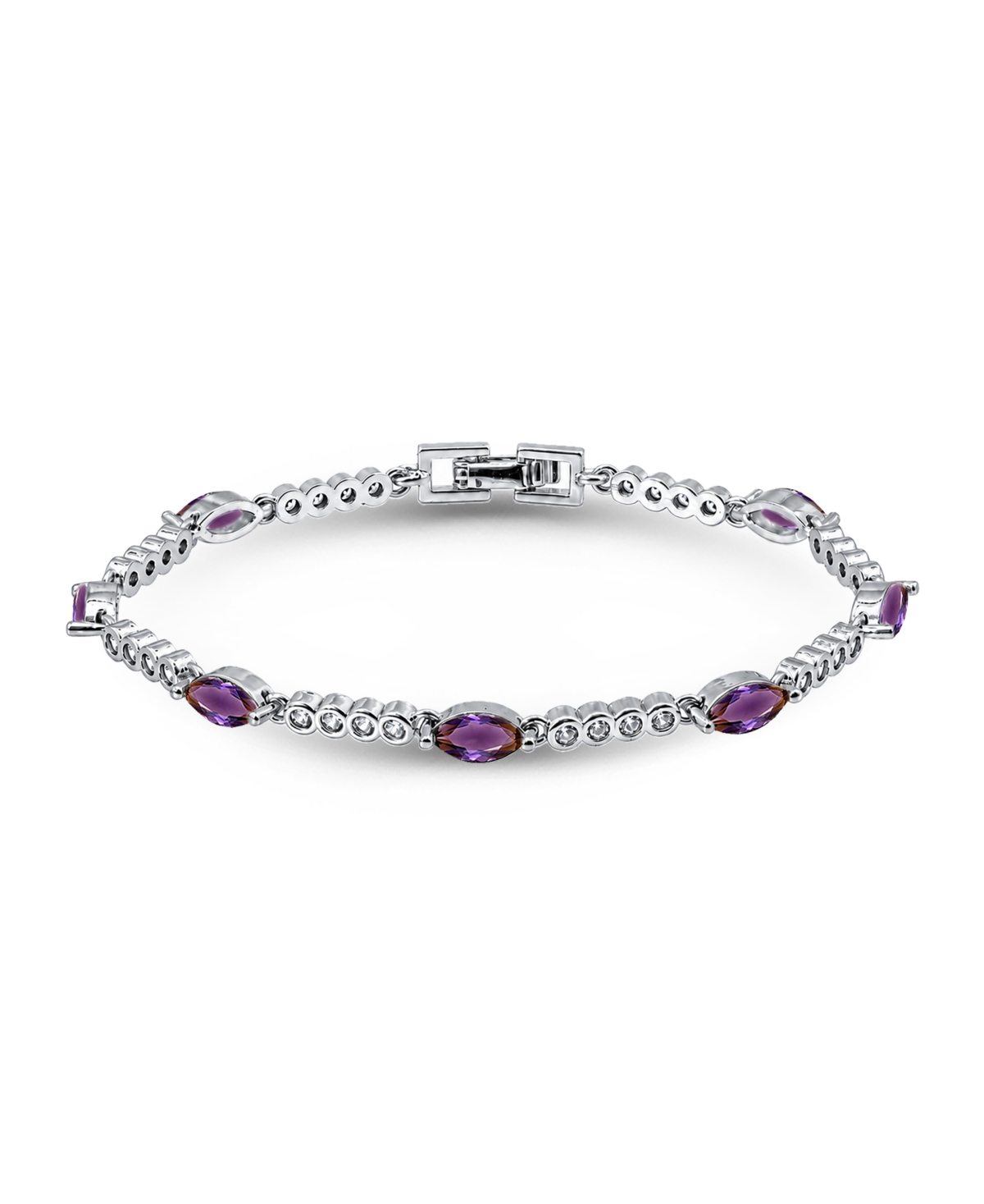 Click here for Macys Marquise Purple Cubic Zirconia Stones Bracel... prices