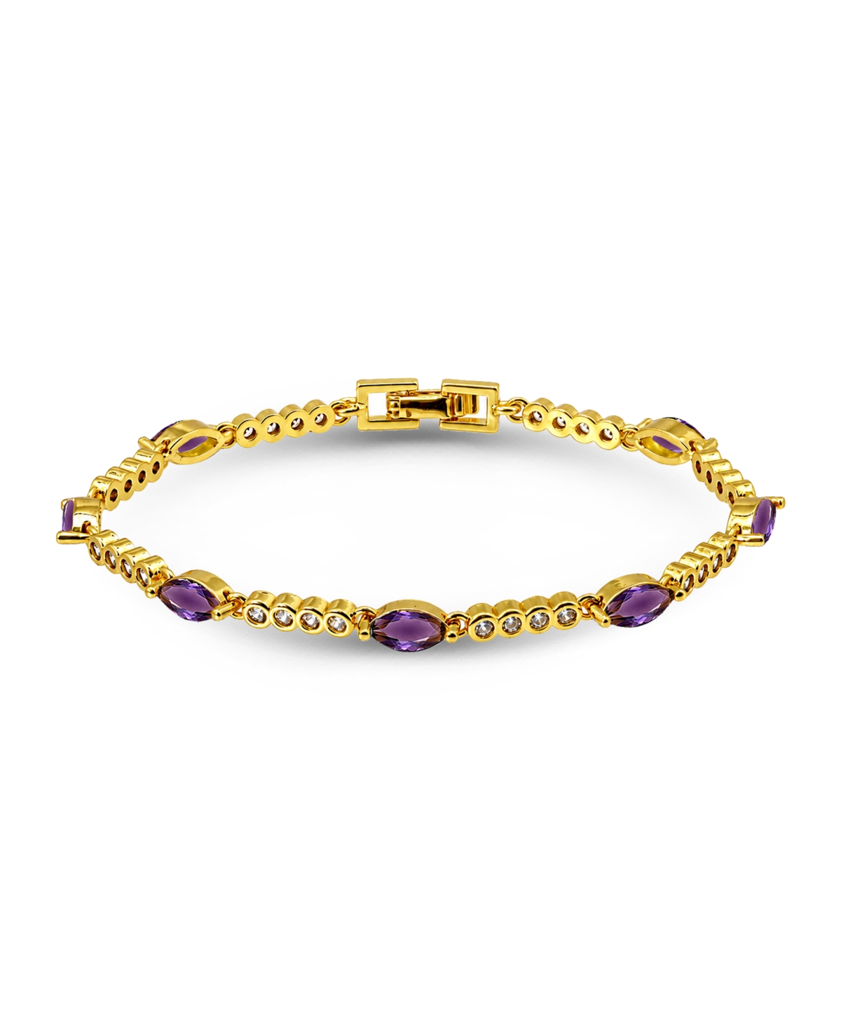 Click here for Macys Marquise Purple Cubic Zirconia Stones Bracel... prices