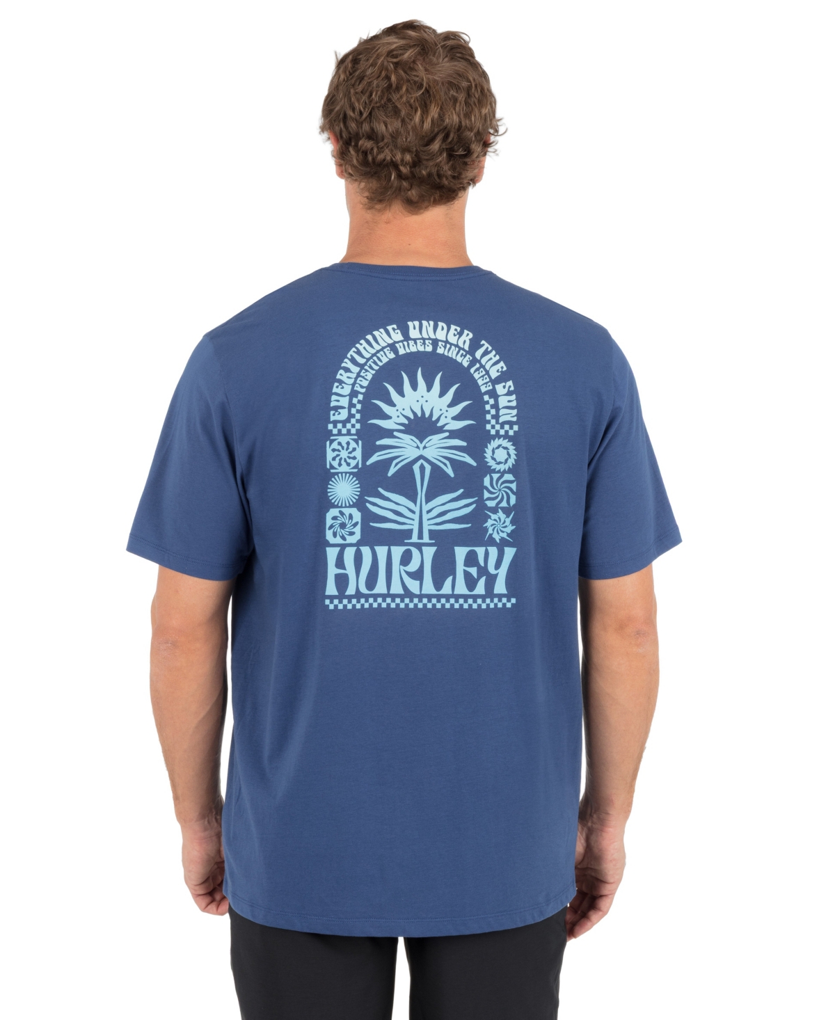 Click here for Hurley Mens Glyphic Short-Sleeve T-Shirt - Abyss prices