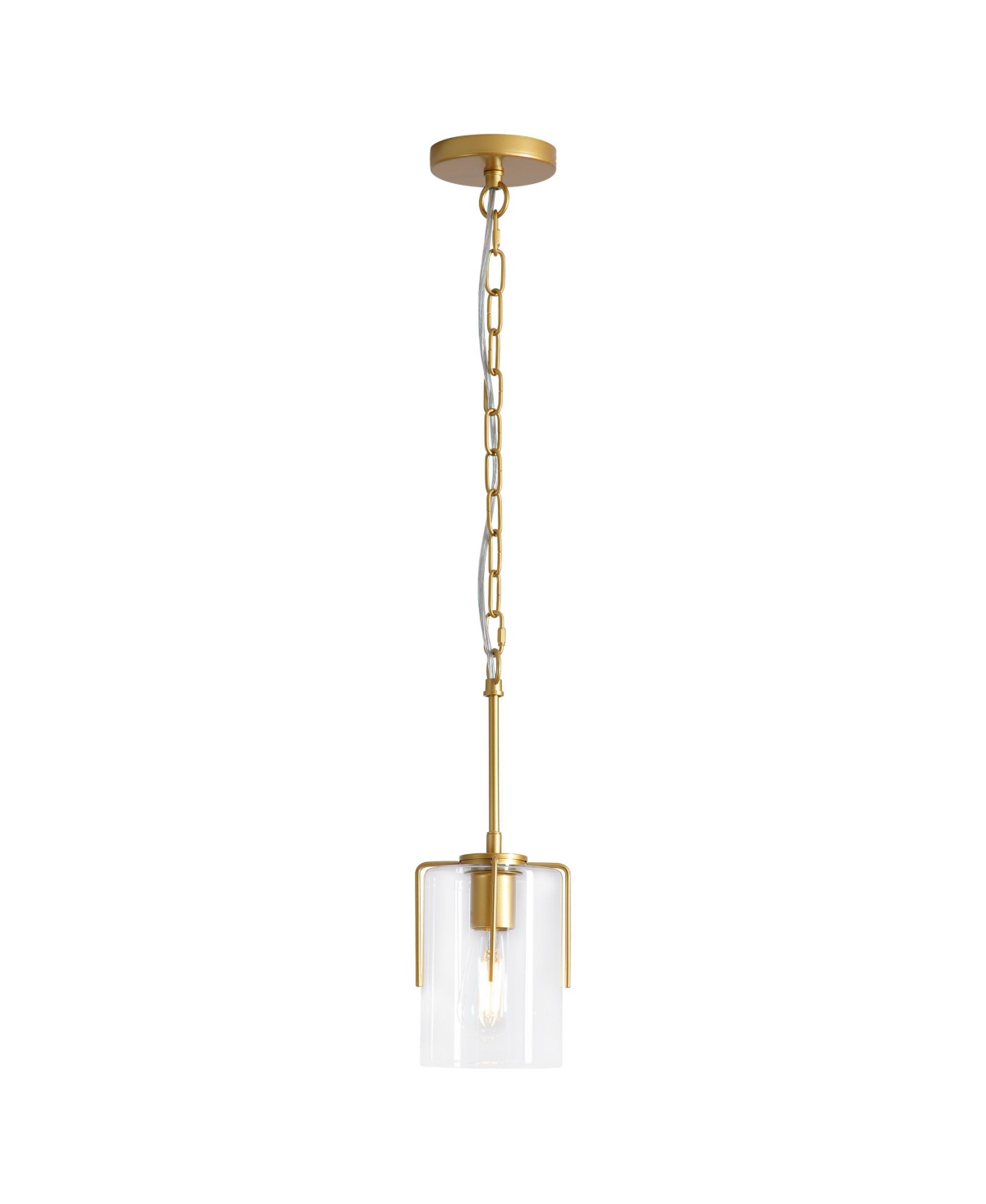 Click here for Midola Farmhouse Pendant Light  1-Light Clear Glas... prices