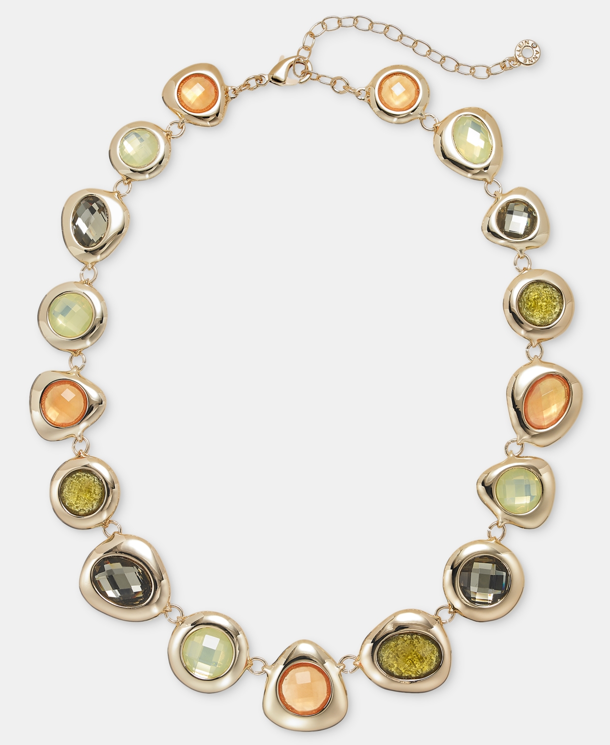Click here for Anne Klein Stone Pebble Collar Necklace  16 + 3 ex... prices