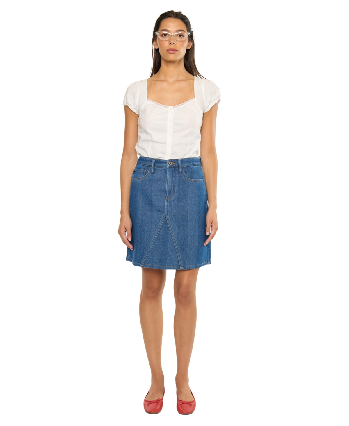 Click here for KanCan Womens Usa Trina High Rise Skirt - Medium w... prices