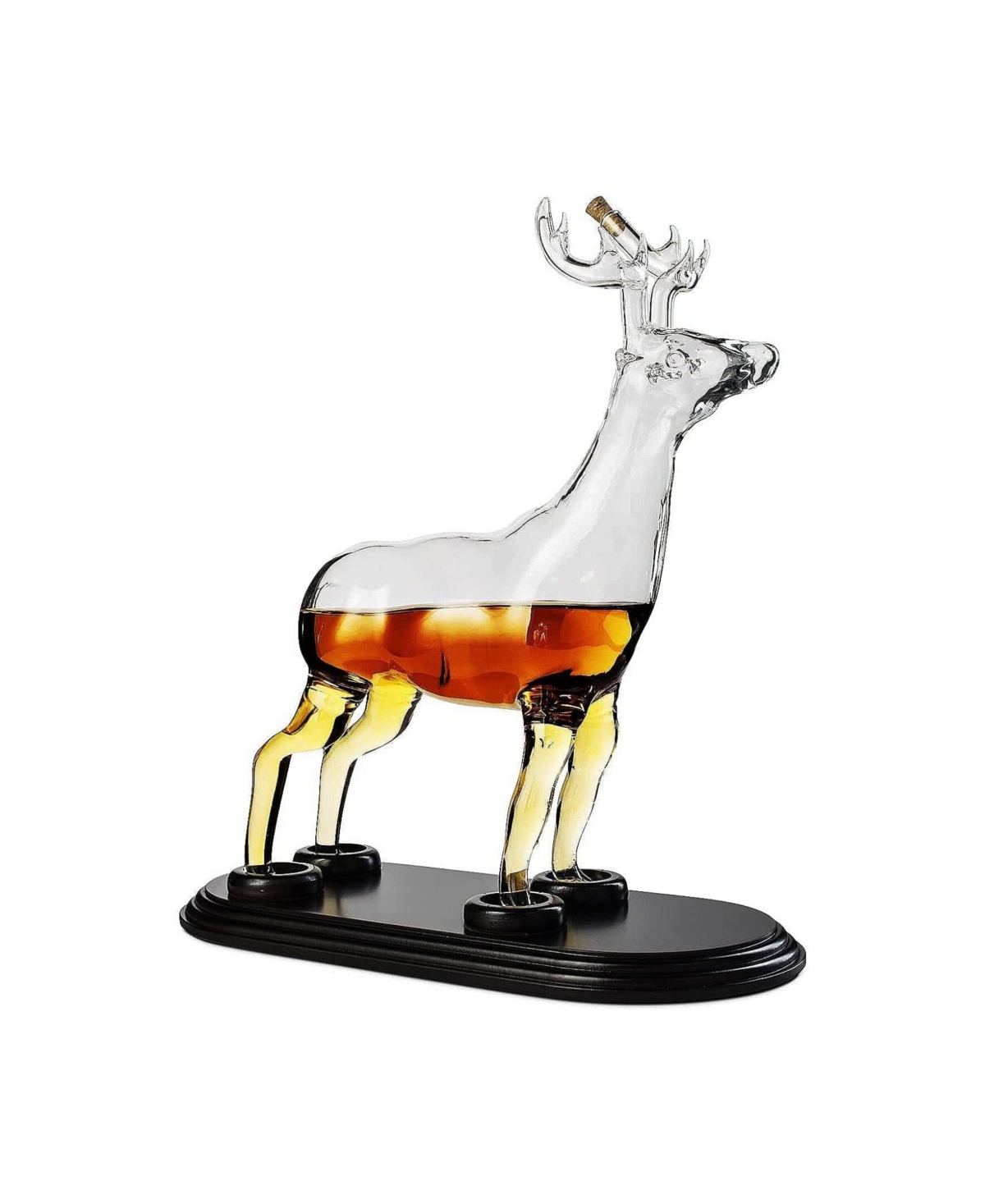 Click here for The Wine Savant Stag Antler 25 oz. Decanter - Clea... prices
