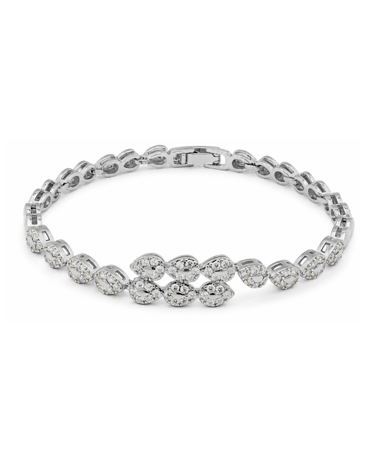 Click here for Macys Pave Cubic Zirconia/Polish Combo Pear Shapes... prices