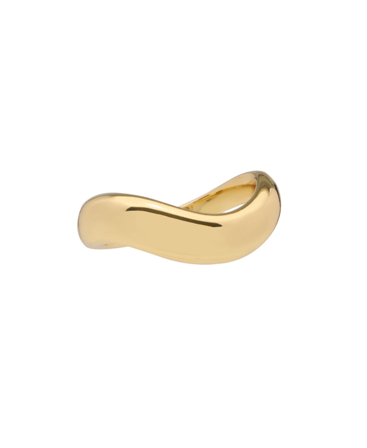 Click here for St. Moran Gold Wavy Mila Band Ring - Gold prices