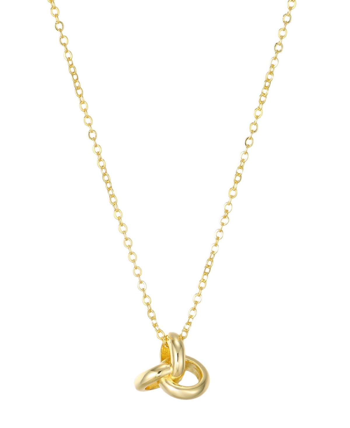 Click here for St. Moran Gold Oversized Knot Pendant Brea Necklac... prices