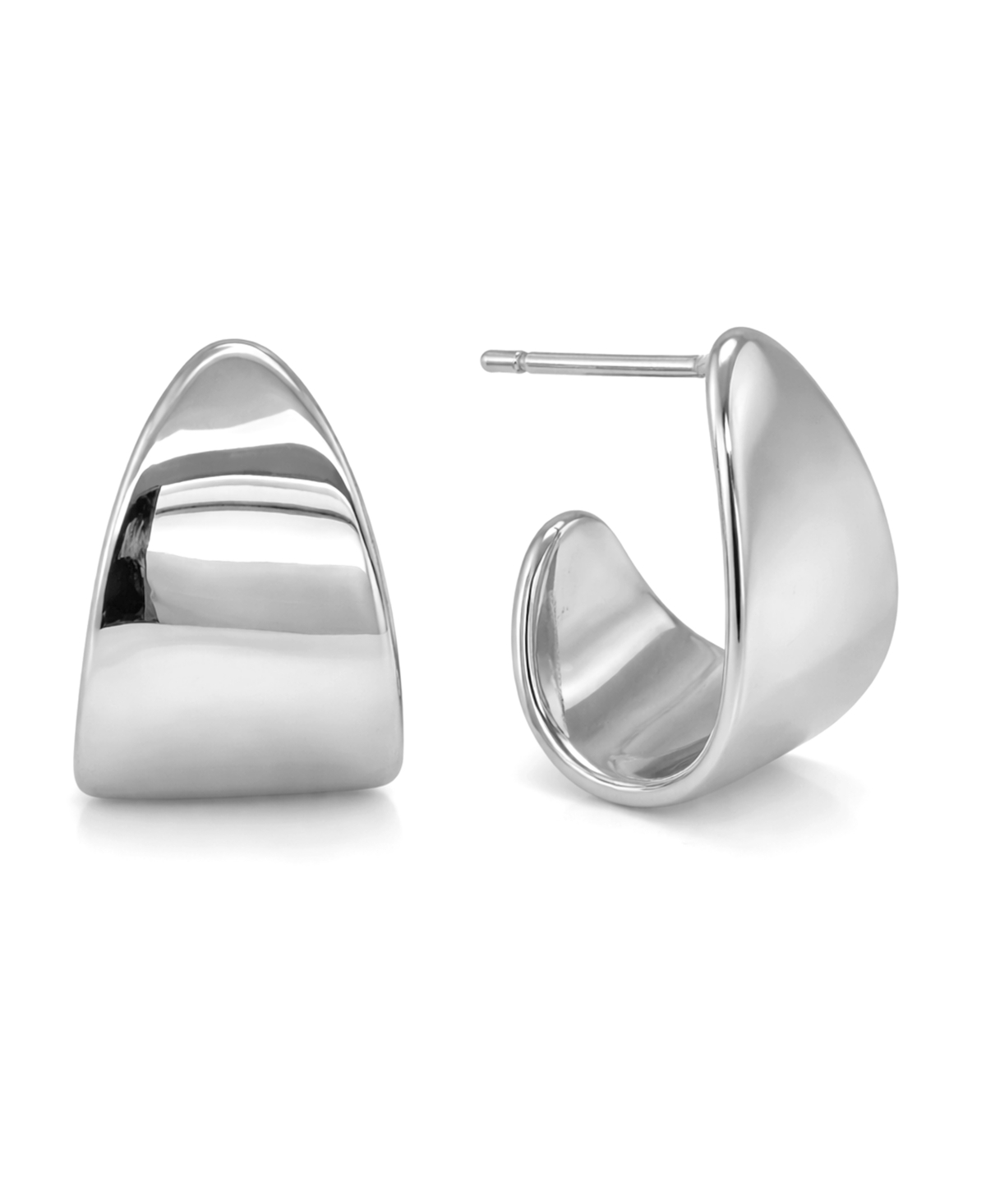 Click here for And Now This Post Push Back Hoop Earrings - Silver prices