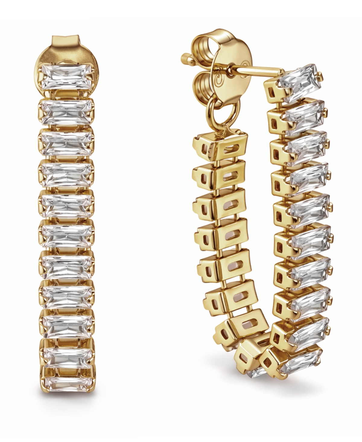 Click here for And Now This Crystal Drop Front/Back Post Earrings... prices