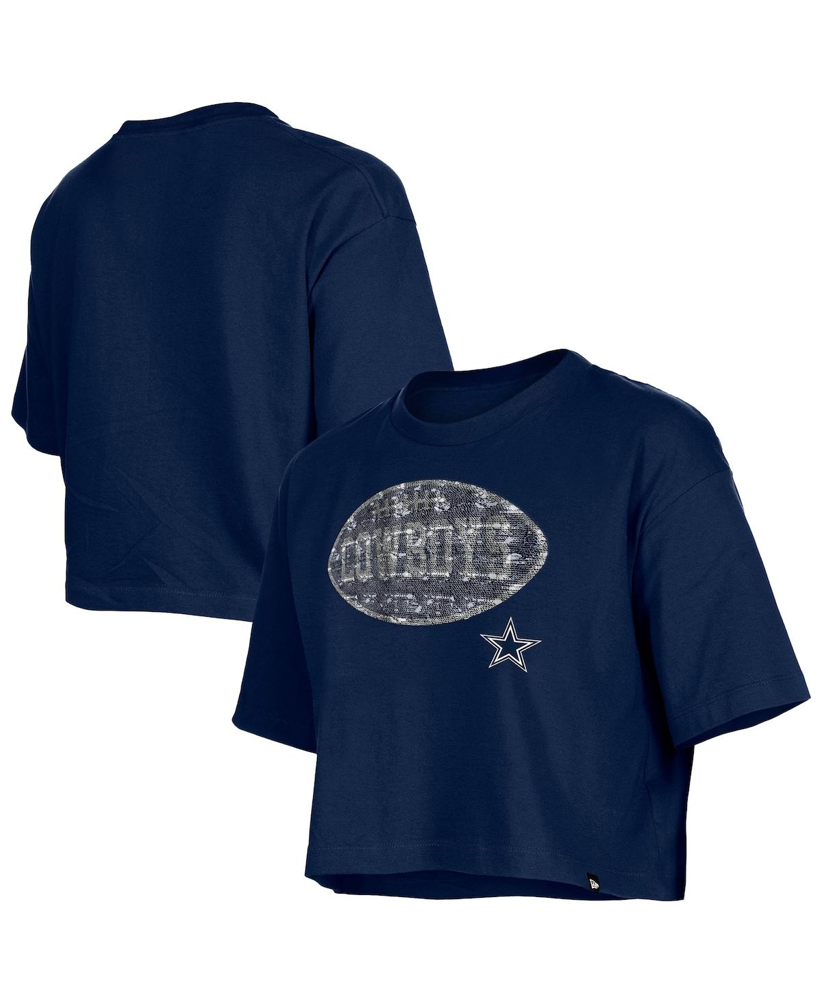 Click here for New Era Girls Navy Dallas Cowboys Flip Sequin Boxy... prices