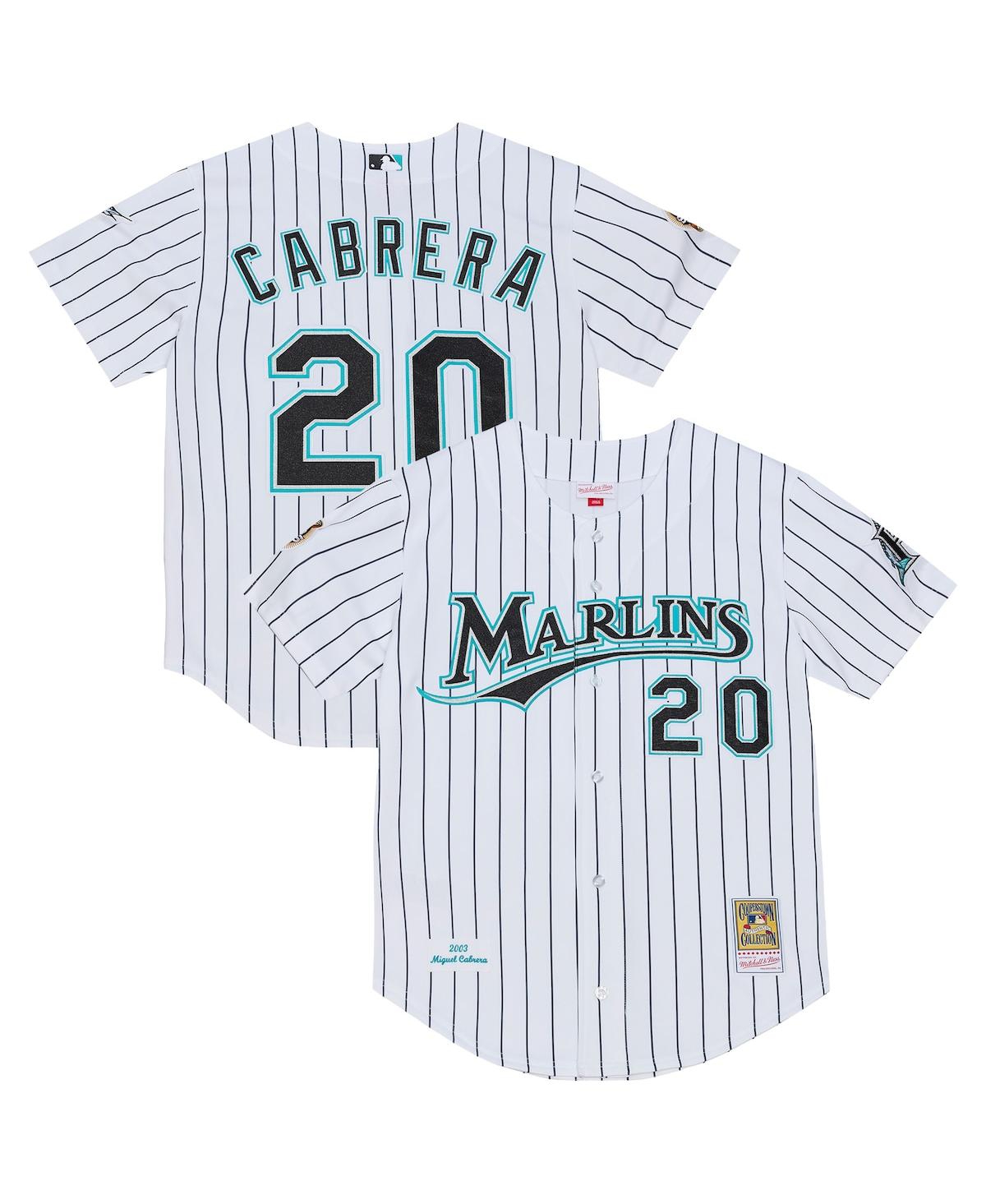 Click here for Mitchell & Ness MensÂ  Miguel Cabrera White Florid... prices