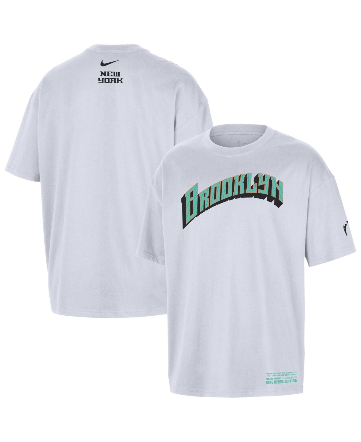 Click here for Nike Mens and Womens White New York Liberty Standa... prices