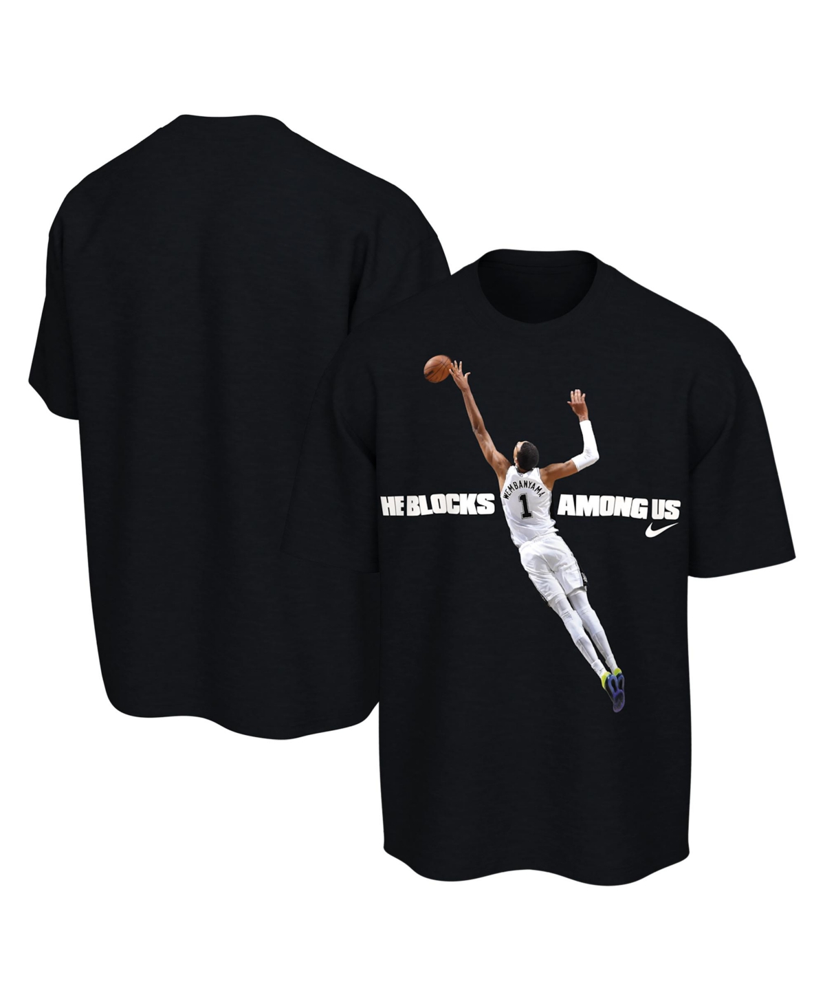 Click here for Nike Mens and Womens Victor Wembanyama Black San A... prices
