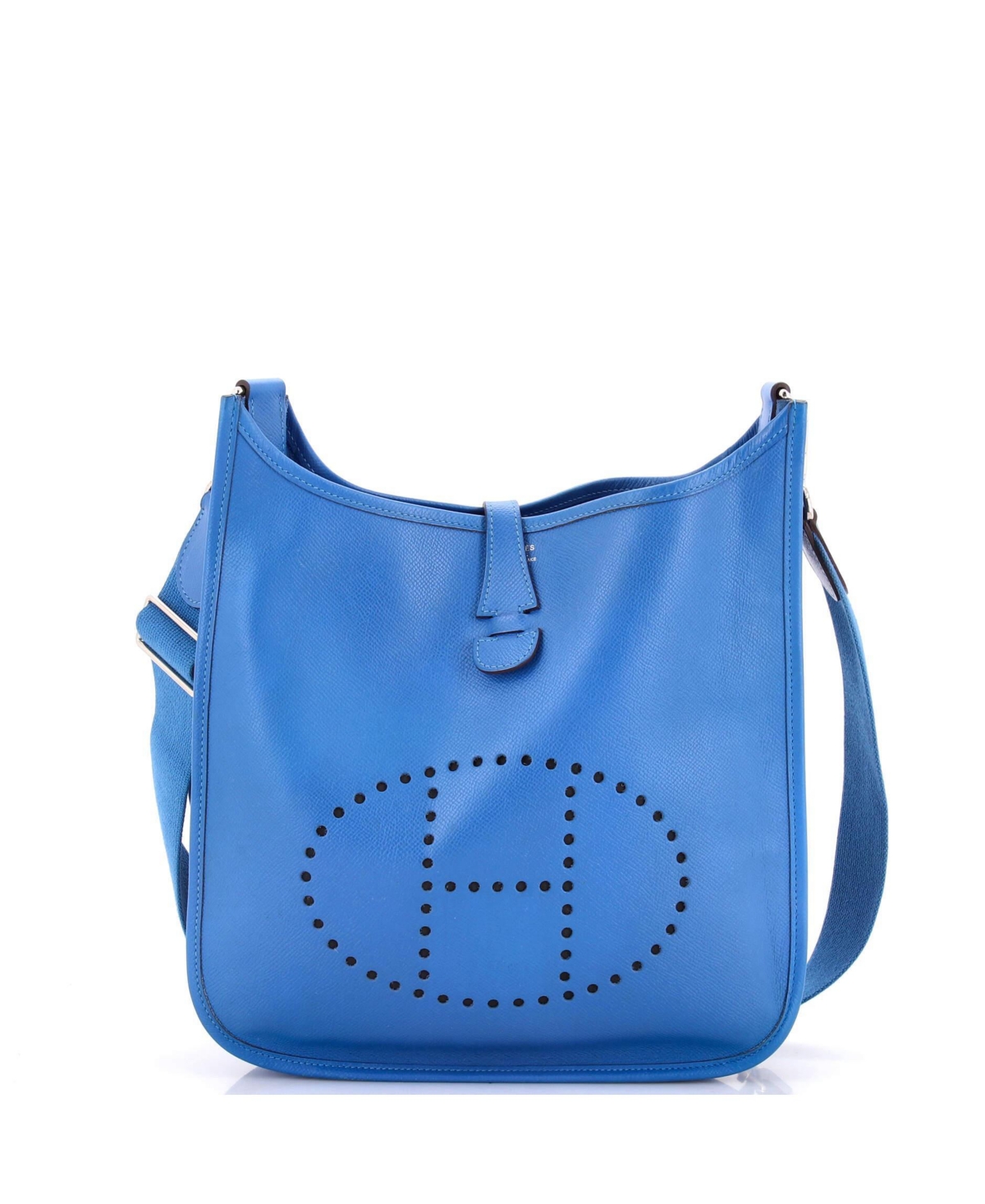 Click here for Pre-Owned HERMES Pm Evelyne Bag Gen Iii Epsom - Bl... prices