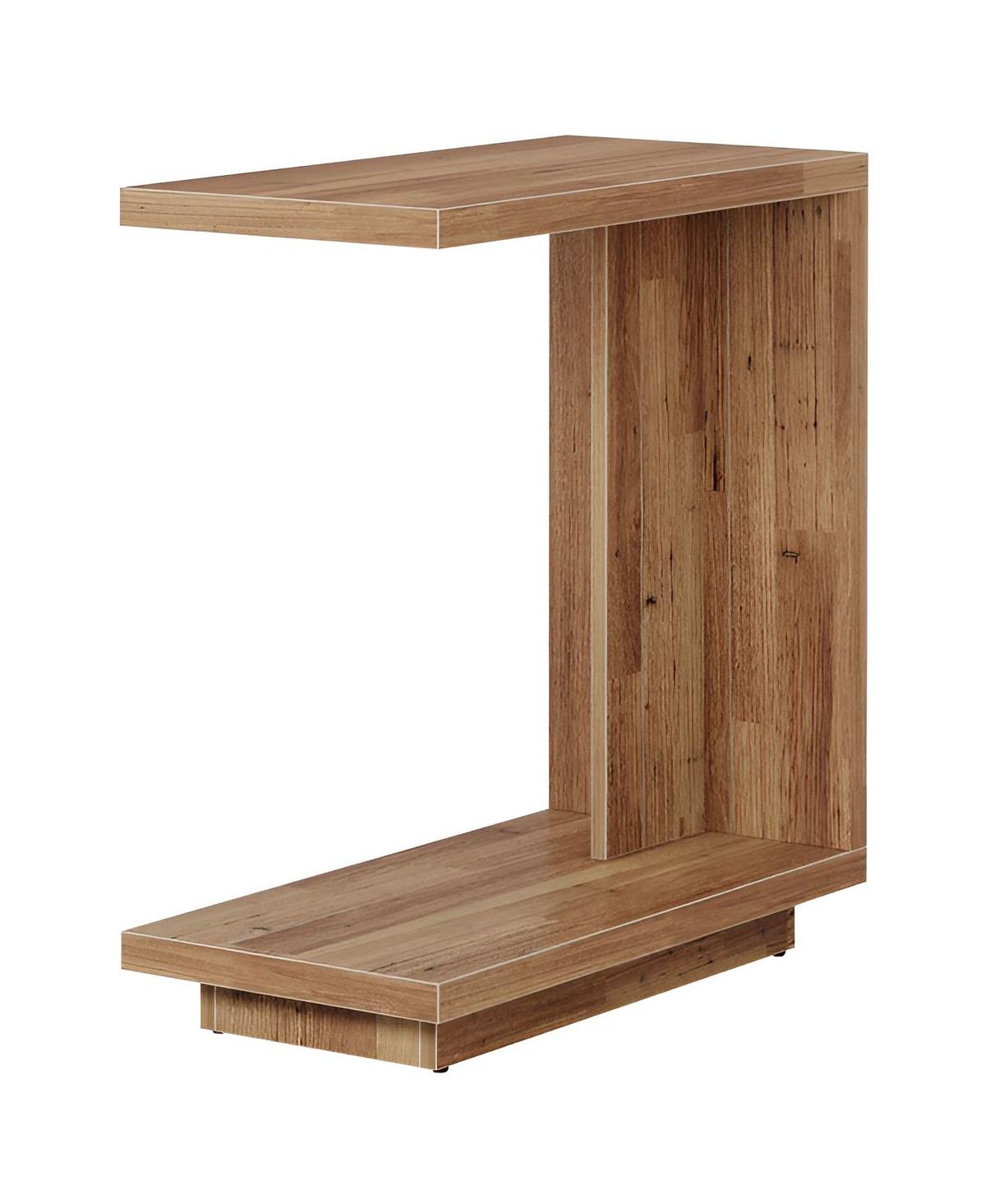 Click here for Slickblue Modern C Shaped End Table with Wooden To... prices