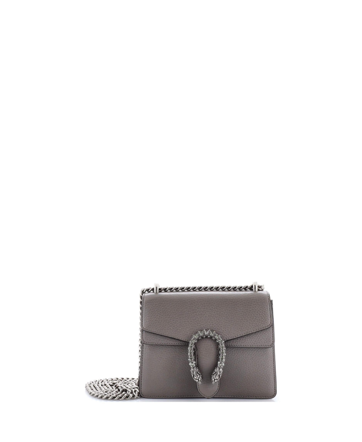 Click here for Pre-Owned Gucci Mini Dionysus Bag Leather - Grey prices