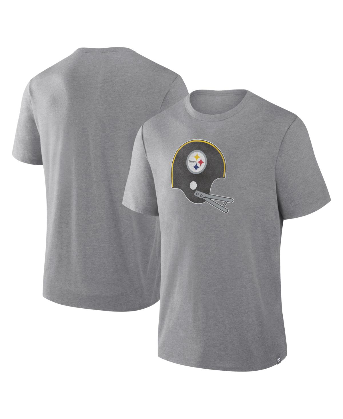 Click here for Fanatics Mens Heather Gray Pittsburgh Steelers Vin... prices