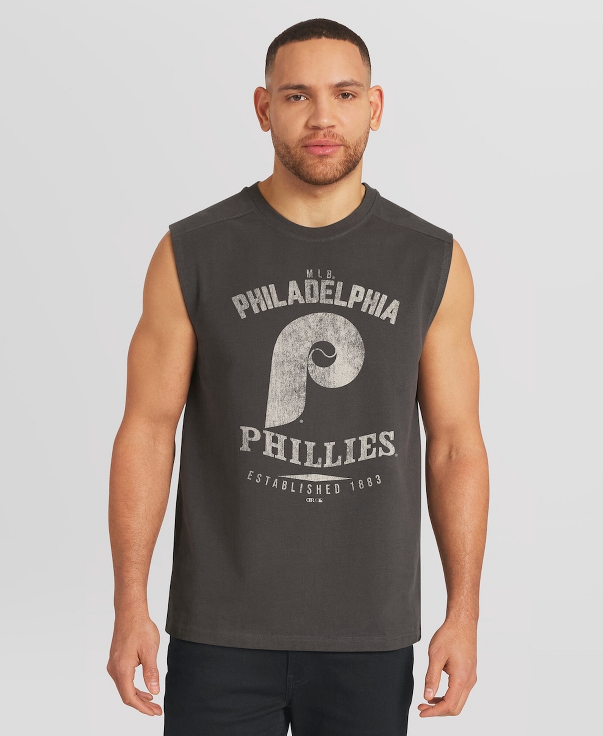 Click here for Fanatics Mens Charcoal Philadelphia Phillies Muscl... prices