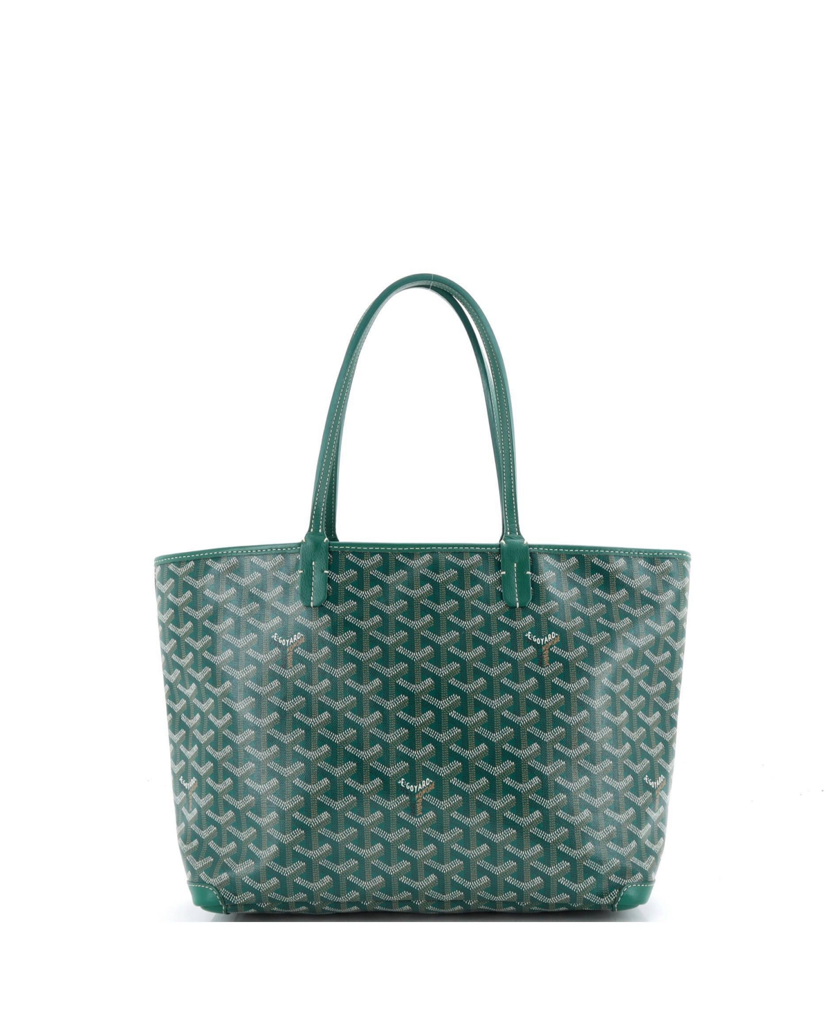 Click here for Pre-Owned Goyard Pm Artois Tote Coated Canvas - Gr... prices