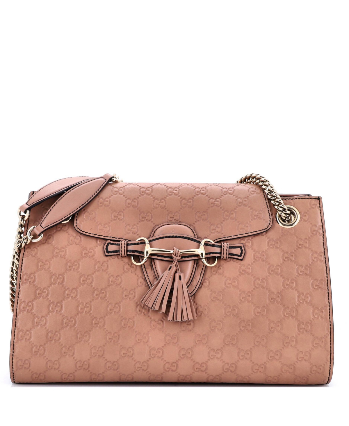 Click here for Pre-Owned Gucci Large Emily Chain Flap Shoulder Ba... prices