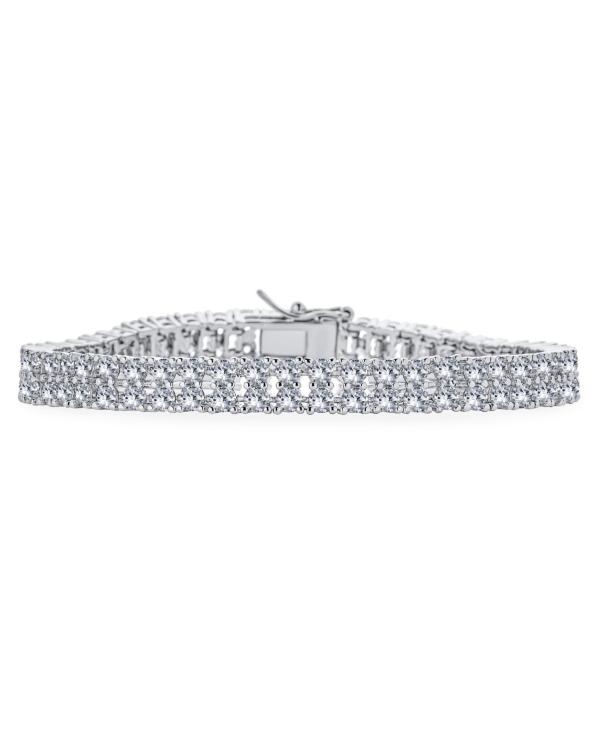 Click here for Bling Jewelry Classic Formal Bridal Two Row Statem... prices