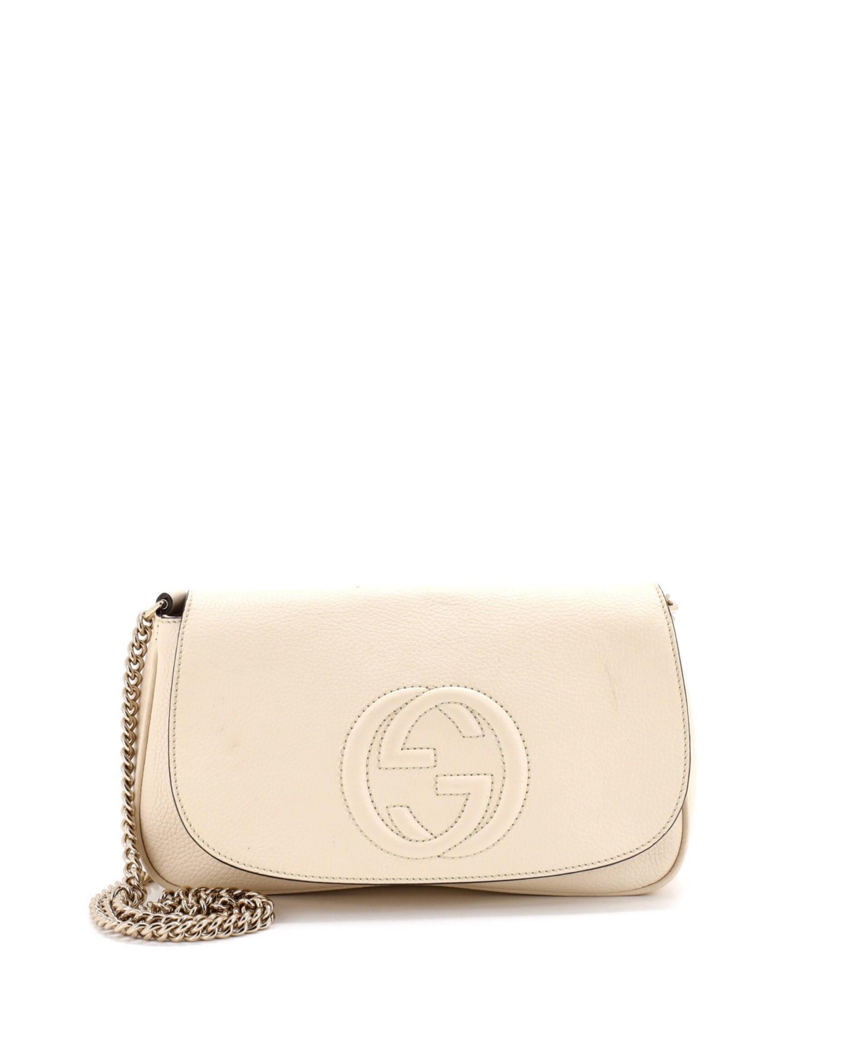 Click here for Pre-Owned Gucci Medium Soho Chain Crossbody Bag Le... prices