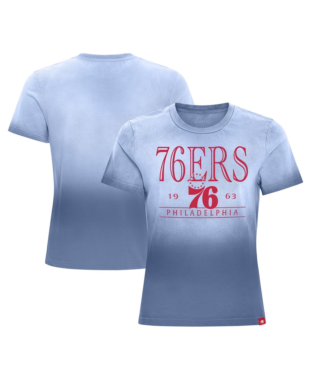 Click here for Sportiqe Womens Royal Philadelphia 76ers Arcadia S... prices
