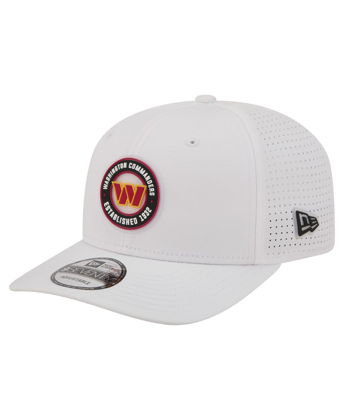 Click here for New Era Mens White Washington Commanders Coolera 9... prices