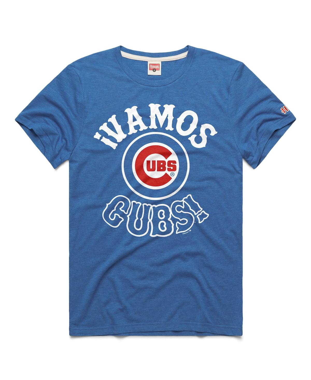 Click here for Homage Mens Royal Chicago Cubs Vamos Tri-Blend T-S... prices