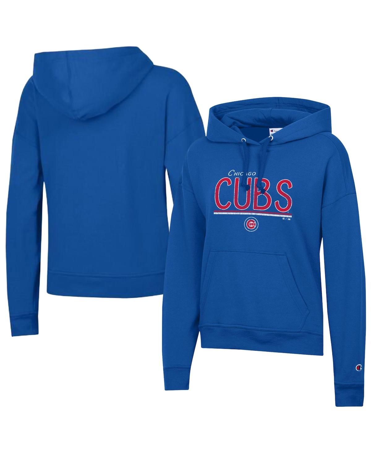 Click here for Champion Womens Royal Chicago Cubs Powerblend Hood... prices