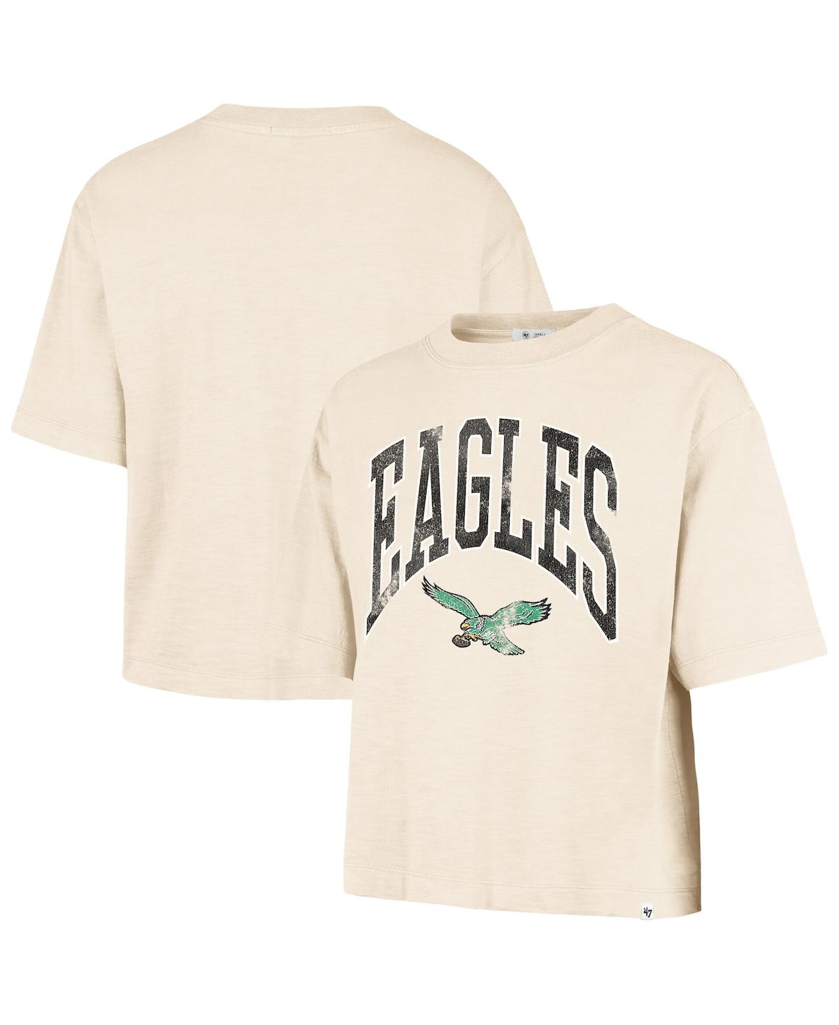 Click here for 47 Brand Womens Natural Philadelphia Eagles Croppe... prices