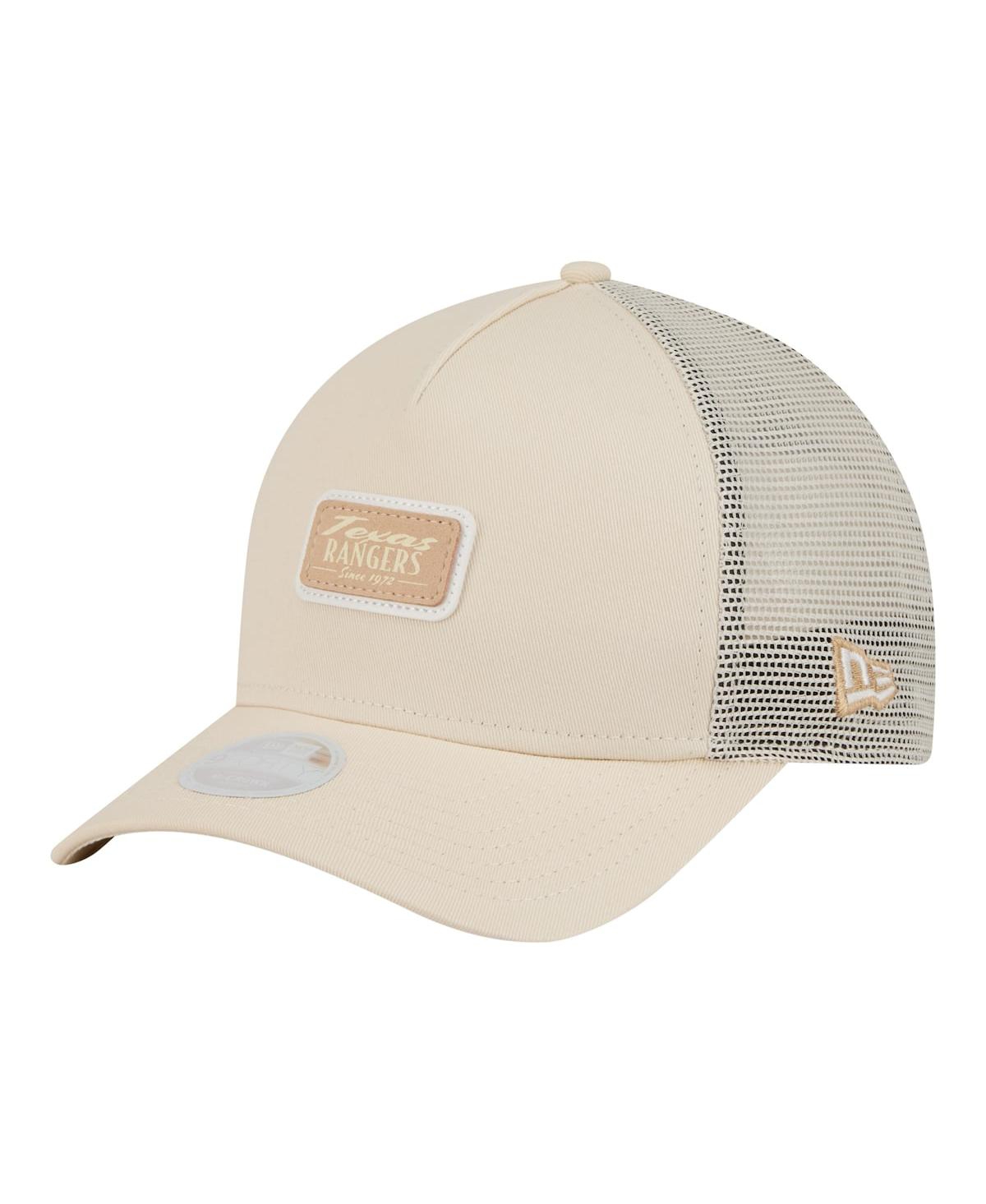 Click here for New Era Womens Light Beige Texas Rangers Tonal Pat... prices