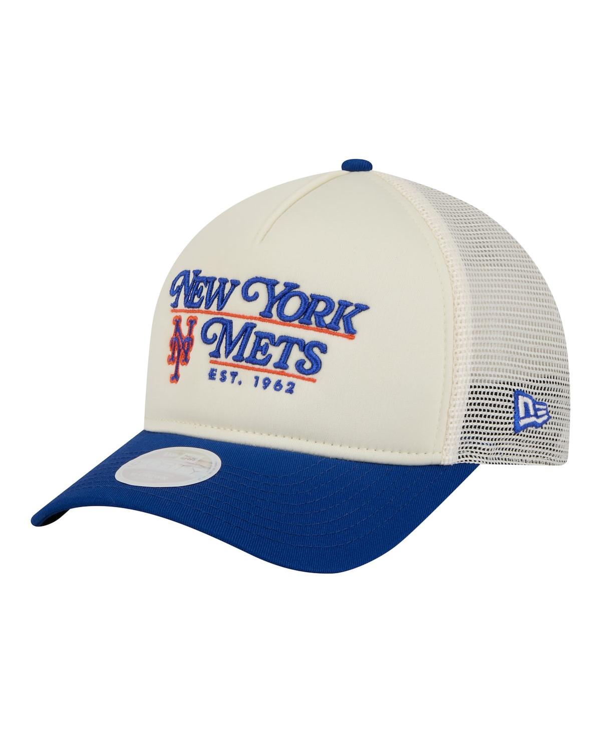 Click here for New Era Womens Light Beige/Royal New York Mets Ret... prices