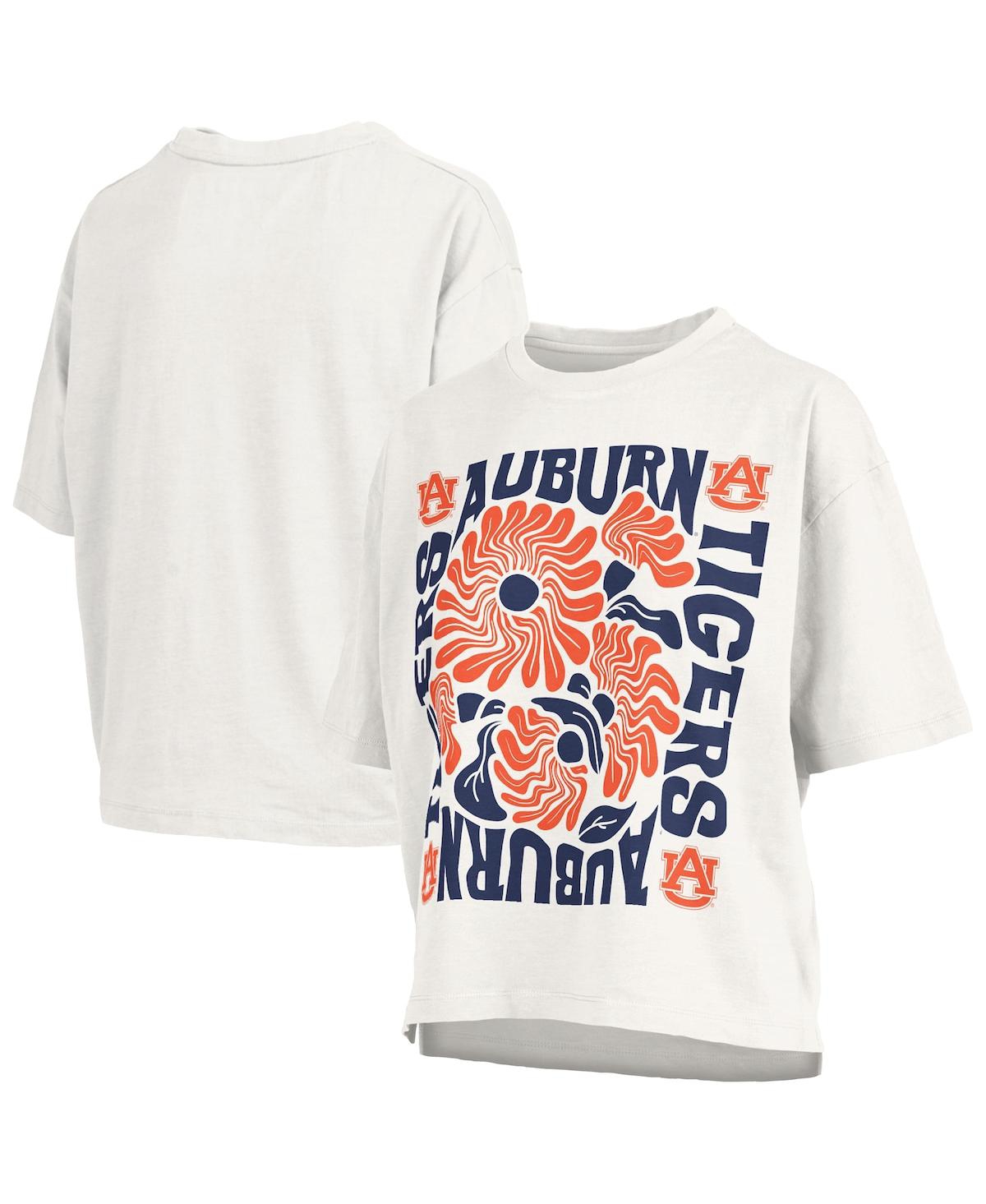 Click here for Pressbox Womens White Auburn Tigers Elena Oversize... prices