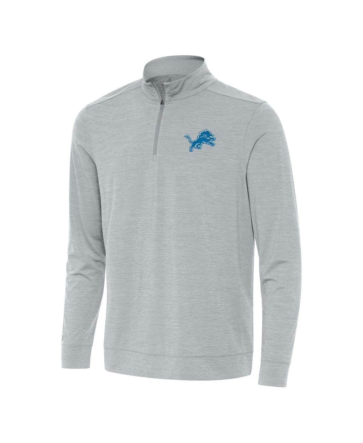 Click here for Antigua Mens Heather Gray Detroit Lions Bright Qua... prices
