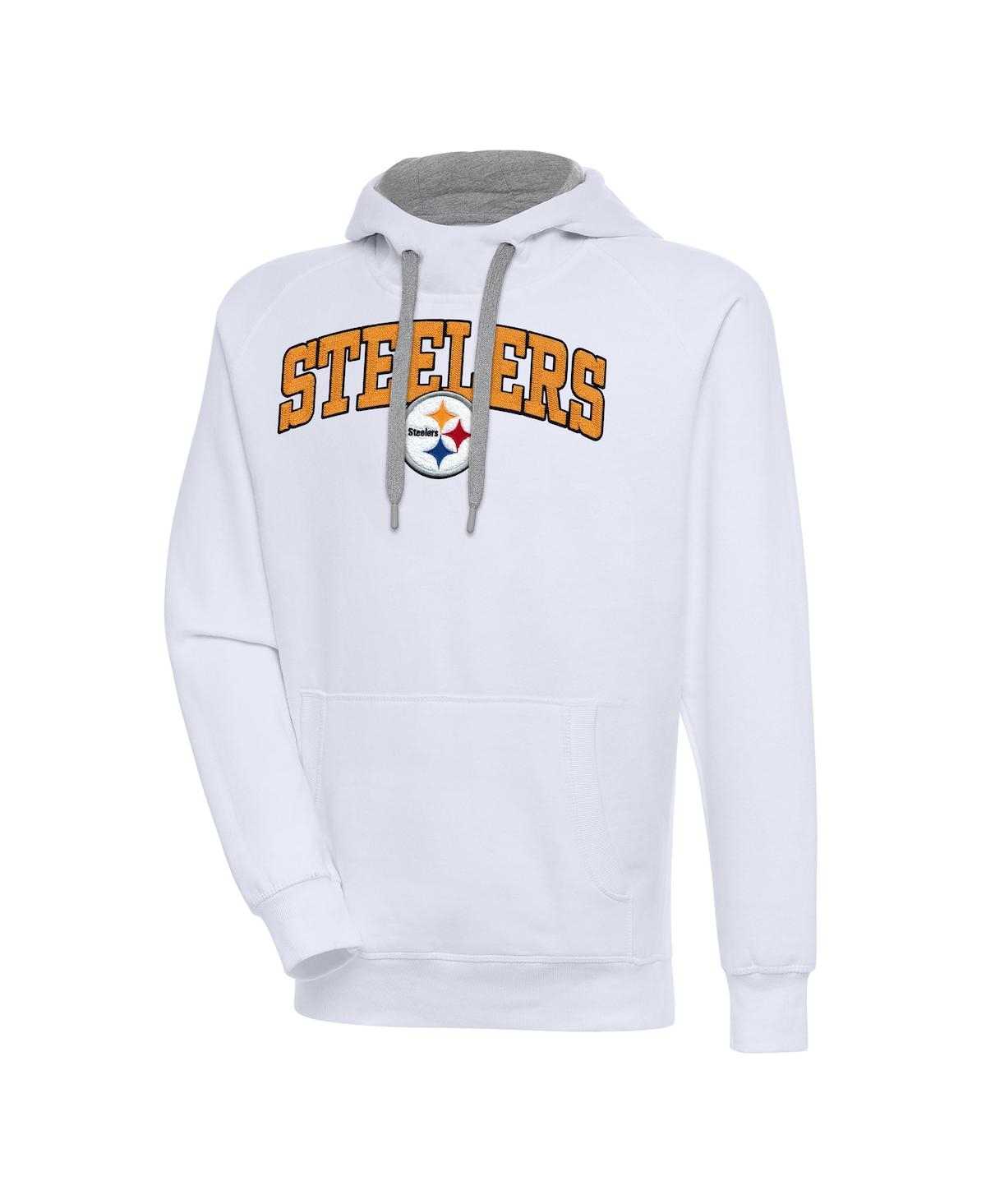 Click here for Antigua Mens White Pittsburgh Steelers Victory Pul... prices