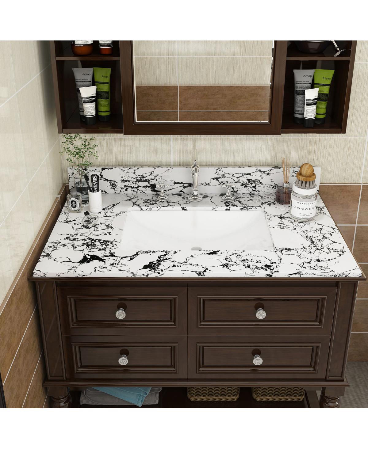 Click here for Sillysis 31/37/43/49 Inch Artificial Marble Bathro... prices