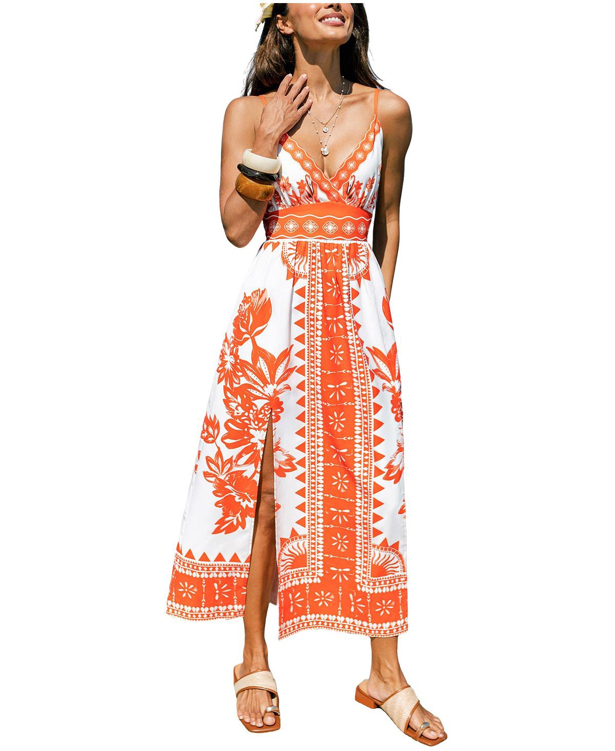Click here for Cupshe Womens Best of Luck Floral Maxi Beach Dress... prices