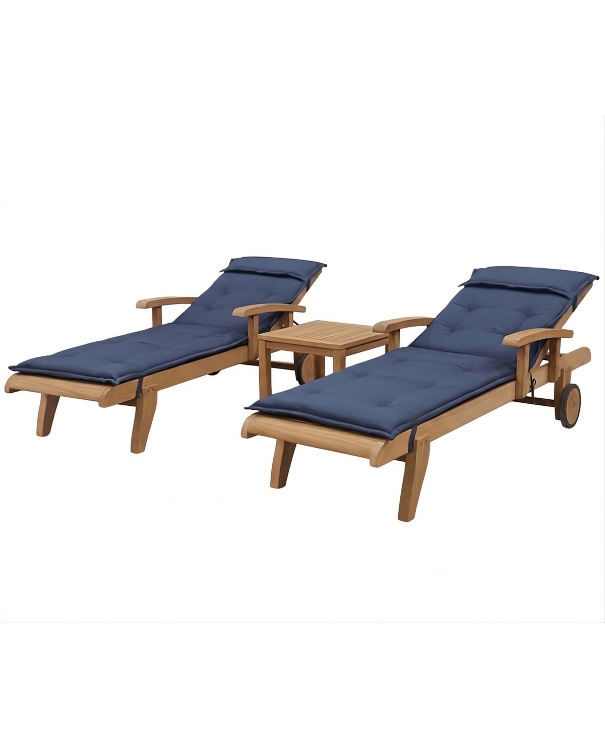 Click here for Bristol 3-Piece Outdoor Chaise Set (2 Chaise Loung... prices