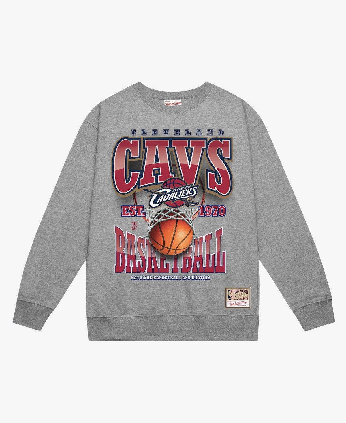Click here for Mitchell & Ness Mens Gray Cleveland Cavaliers Hard... prices
