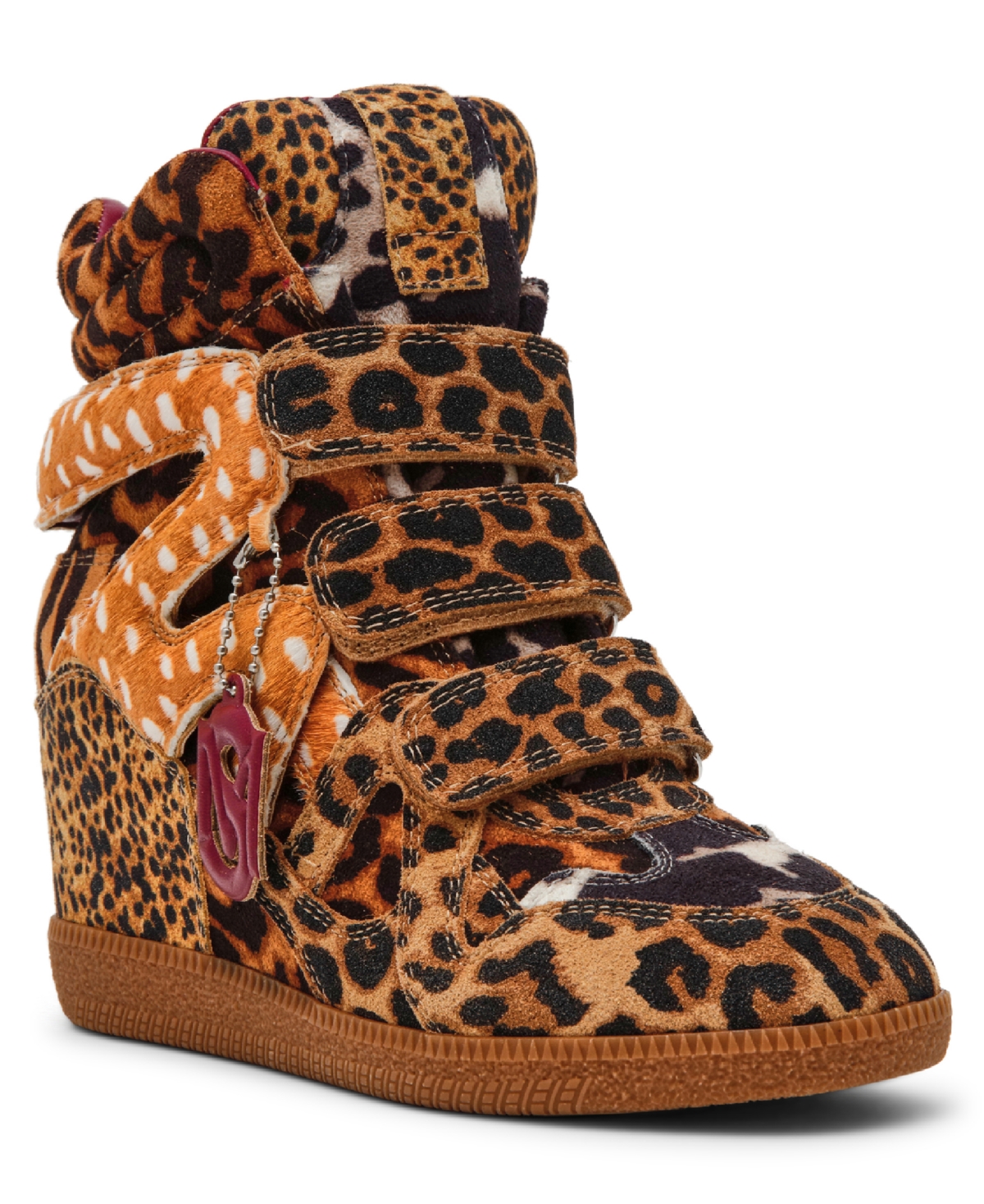 Click here for Steve Madden Womens Mavis High-Top Lace-Up Wedge S... prices