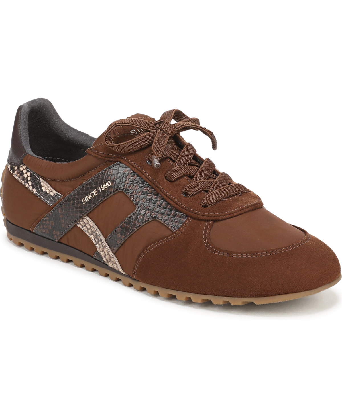 Click here for Franco Sarto Womens Raquel Lace-Up Sneakers - Brow... prices