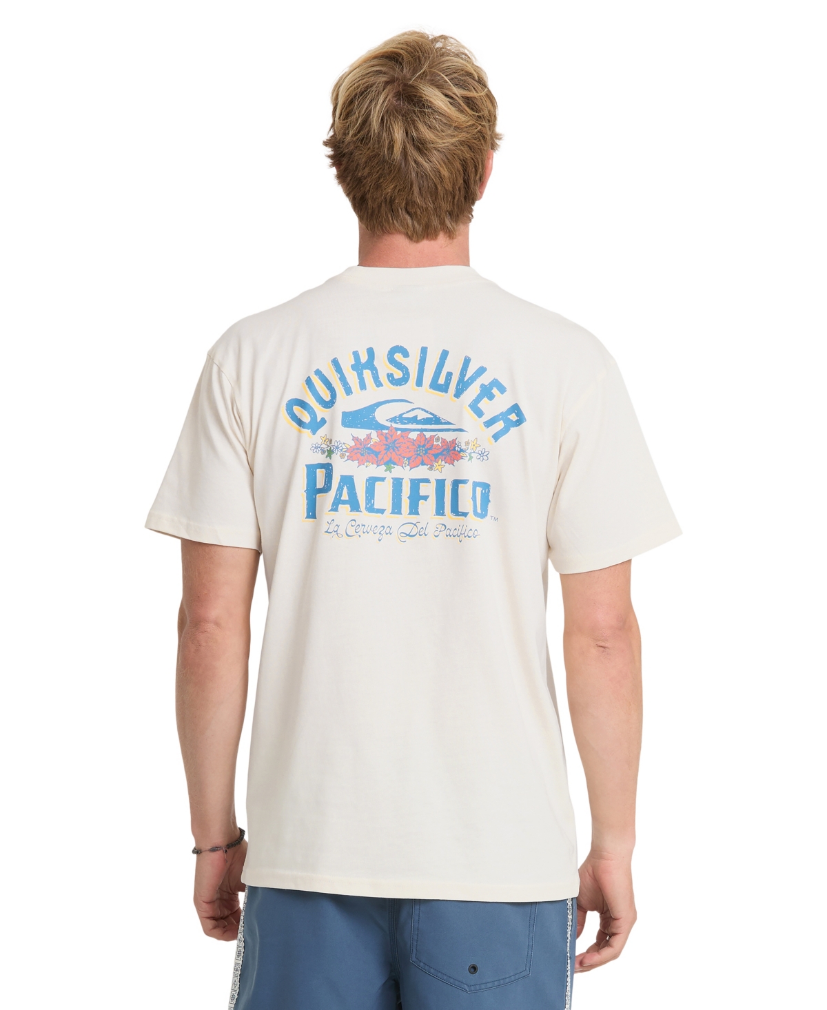 Click here for Quiksilver Mens Pacifico Signage Crewneck Short-Sl... prices
