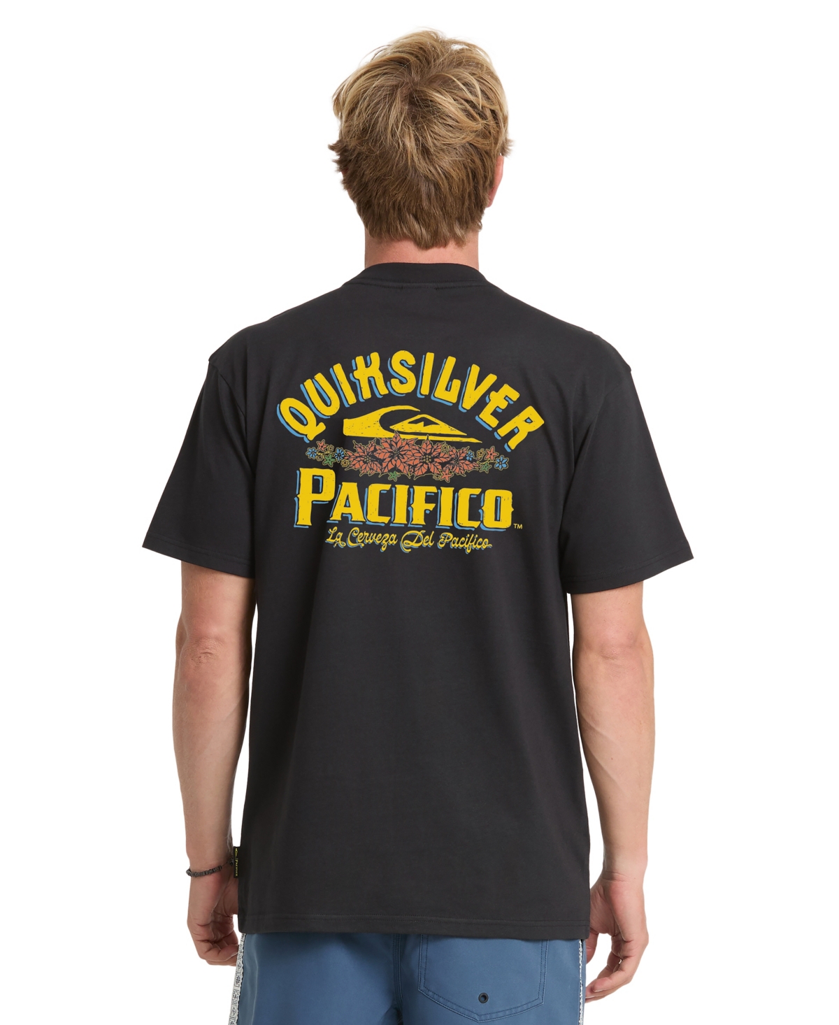 Click here for Quiksilver Mens Pacifico Signage Crewneck Short-Sl... prices