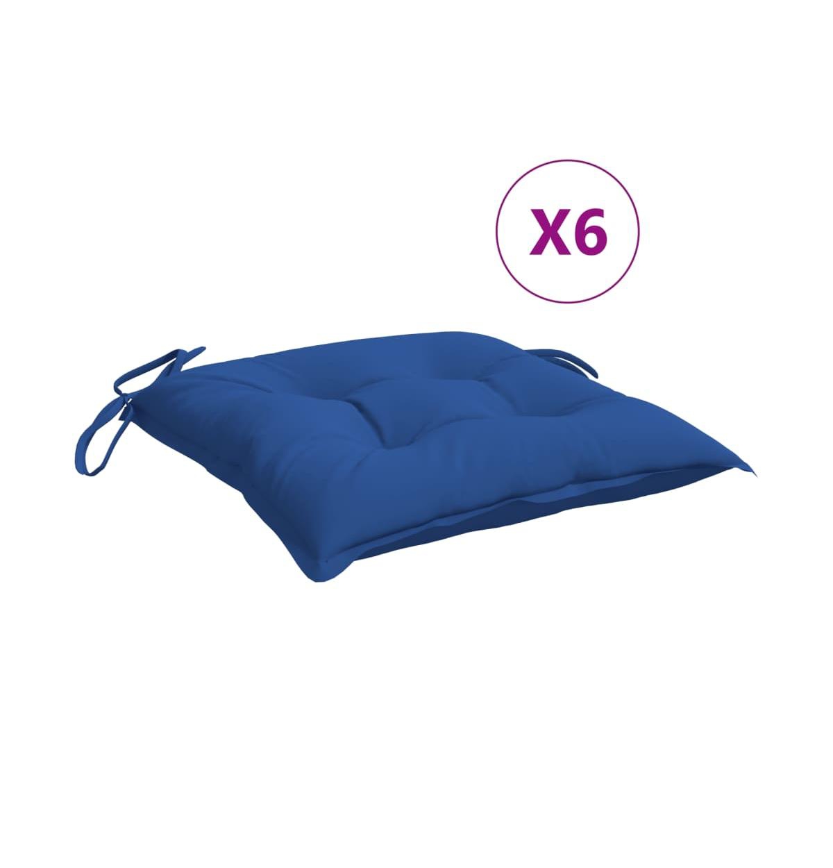Click here for vidaXL Chair Cushions 6 pcs 15.7x15.7x2.8 Oxford F... prices