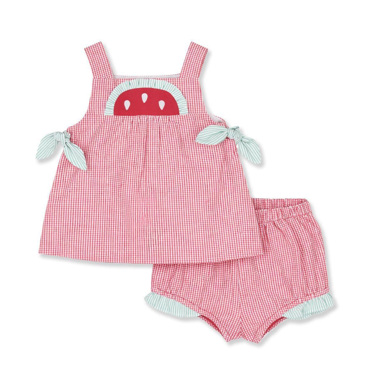 Click here for Florence Eiseman Baby Girl Check Seersucker Dress... prices
